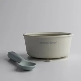 Tommee Tippee Silikonová mistička s přísavkou a lžičkou zelená