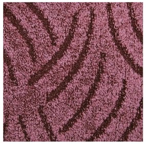 Metrážový koberec bytový Spring Filc 6480 fialový - šíře 5 m