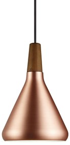 NORDLUX Závěsné skandinávské osvětlení NORI, 1xE27, 40W, 18cm, měděné 2120803030