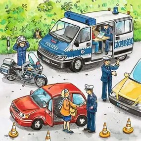 Ravensburger Policie zasahuje / 3x49 dílků / od 5 let