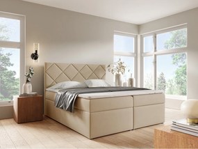Eka Kontinentální čalouněná postel DIAMOND - Trinity (160x200 cm) Barva látky Trinity: Světle modrá (Trinity 2322)