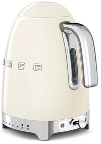 Rychlovarná konvice Smeg 50´s Retro Style, s regulací teploty, krémová, 1,7l, KLF04CREU