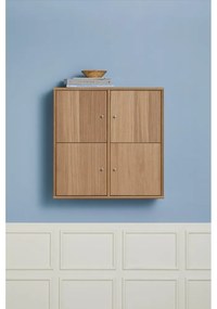 Závěsná knihovna v dekoru dubu v přírodní barvě 70x70 cm Mistral – Hammel Furniture
