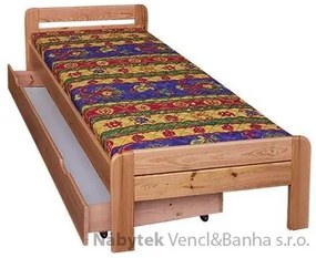dřevěná dvoulůžková postel z masivního dřeva drewfilip 4 R