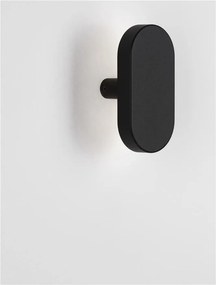 NV 9002866 Venkovní nástěnné svítidlo OFIR černý hliník a akryl LED 10.3W 3000K 220-240V 92st. IP54 - NOVA LUCE