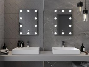 Mexen Dona koupelnové zrcadlo s podsvícením 50 x 70 cm, LED 6000K, proti zamlžení - 9818-050-070-611-00