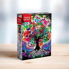 YAZZ Puzzle Barevný strom / 1000 dílků / 48 x 68 cm