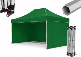 TRENDIE Hliníkový nůžkový stan 3x6m zelený