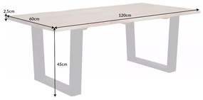 Massive home | Konferenční stolek MAMMUT 120 CM masiv akácie