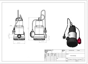 Ponorné čerpadlo na vodu Elpumps CT 2274 W