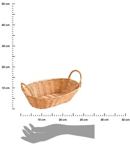 Košík na pečivo Oval, 28x21 cm