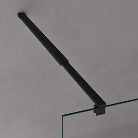 design sprchová zástěna WALK-IN BREMEN 2 - BLACK Double 100-160cm
