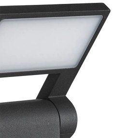 Moderní venkovní sloup Anthracite 60 cm vč. LED IP54 - Zane