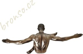 Socha mužského aktu Začátek – moderní bronzová dekorace VERONESE WU75155A1