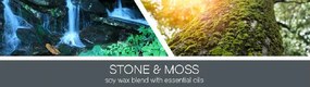 Goose Creek GOOSE CREEK Svíčka MEN'S COLLECTION 0,41 KG STONE & MOSS, aromatická v dóze, 3 knoty