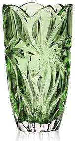 Aurum Crystal Váza FLORA green 280 mm