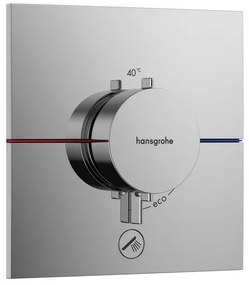 Hansgrohe ShowerSelect Comfort E Termostatická podomítková baterie jednocestná, chrom 15575000