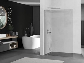 Mexen Kioto L sprchová stěna Walk-in 55 x 200 cm, transparentní, chrom - 800-055-103-01-00