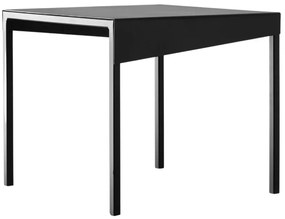 Nordic Design Černý kovový konferenční stolek Narvik 50 cm