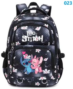 Kvalitní školní batoh "Lilo & Stitch" - černý s různými motivy Motiv: 023