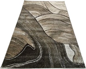 HU Béžovo-hnědý abstraktní koberec Rio 936-Beige-Fume Rozměr: 60x100 cm