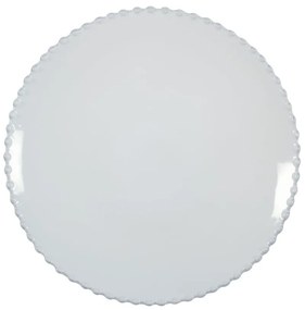 Bílý kameninový dezertní talíř Costa Nova Pearl, ⌀ 22 cm