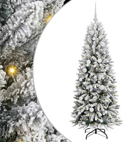 Umělý vánoční stromeček Bílá 150 cm PVC, plast, ocel a PE 3396036