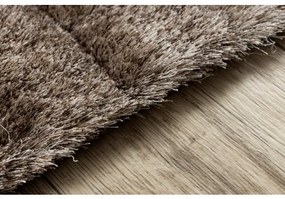 Moderní koberec FLIM 007 B3 shaggy, Pruhy Strukturální hnědý velikost 80x150 cm | krásné koberce cz