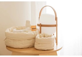 Krémové látkové dětské úložné boxy v sadě 2 ks ø 30x20 cm Bambie Natural – Lorena Canals