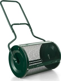Costway 68 cm široký rozmetač kompostu s vylepšenými bočními tyčemi a rukojetí