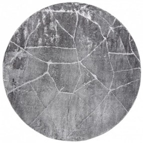 Kusový koberec Mramor šedý 2 kruh 160cm