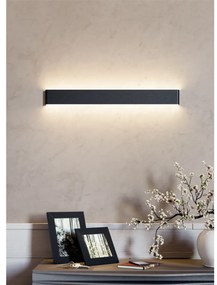 Smarter 01-3203 nástěnné LED svítidlo Pepas, pískově černá, 14W, 3000K, 41cm