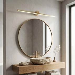 Toolight Rea, Koupelnové nástěnné LED svítidlo SWE045-1W 80 cm GOLD, OSW-20145
