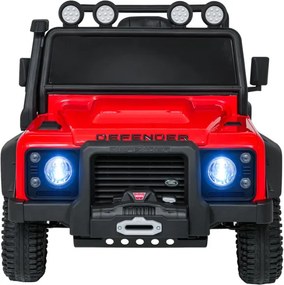 Elektrické autíčko Land Rover Defender 110 SVX červené