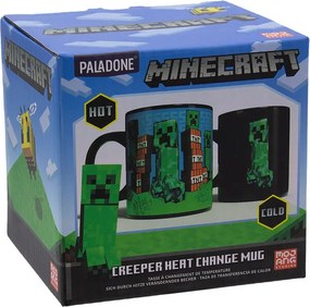 Hrnek měnící Minecraft Creeper