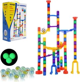 Marble Run Sada 110 KS Stavebnice STEM jako dárek vzdělávací bloky pro děti