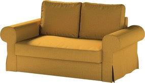 Potah na pohovku IKEA Backabro 2-místná, rozkládací barva žlutá látka pletený vzor