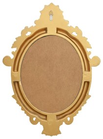 Nástěnné zrcadlo zámecký styl 56 x 76 cm zlaté - Default Title