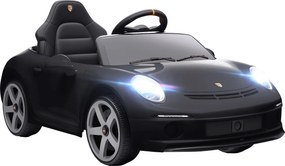 AIYAPLAY Elektrické sedátkové auto pro děti, ovladatelné na dálku, hudba, klakson, USB, bezpečnostní pás, pro 3-5 let, černé