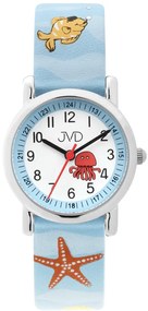 JVD Dětské modré náramkové hodinky JVD J7199.7 - mořský svět