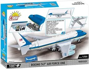 COBI 26610 Boeing 747 Air Force One / 1087 kostek / 1:144 / od 9 let