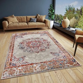 Hanse Home Collection koberce Kusový koberec Luxor 105639 Moderno Cream Multicolor ROZMĚR: 200x280