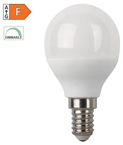 Diolamp SMD LED žárovka matná Ball P45 7W/230V/E14/3000K/700Lm/230°/Dim