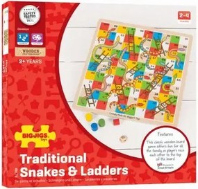 Bigjigs Toys Žebříky a hadi 2 / od 3 let