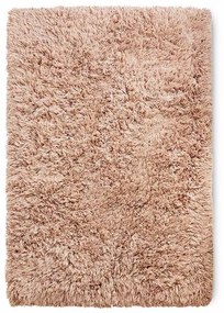 Růžový nadýchaný vlněný koberec Fluffy rug soft pink - 200*300 cm