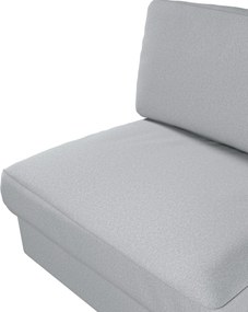 Potah na neskládací křeslo IKEA Kivik barva šedá látka pletený vzor