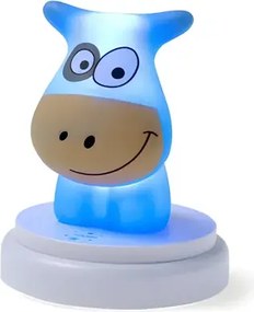 Alecto NAUGHTY COW modrá kráva / Dětské noční světlo / LED / 3x AA bat
