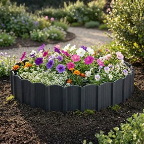 Zahradní palisáda Linea 78,5 cm antracit