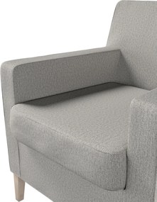 Potah na křeslo IKEA Karlstad barva šedá látka pletený vzor
