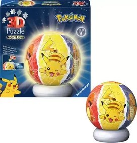 Ravensburger 120080534 Puzzle-Ball Pokémon (noční edice) / 72 dílků /